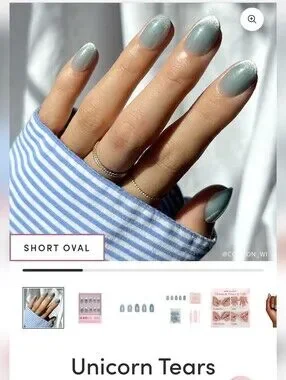 Glamnetic | Makeup | Glamnetic Presson Nails Unicorn Tears Shimmery ...